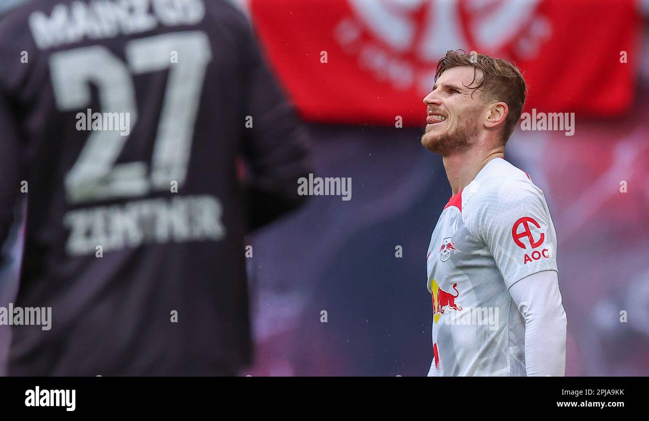 Leipzig, Germany. 01st Apr, 2023. Soccer, Bundesliga, Matchday 26, RB ...