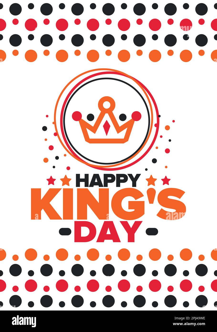 King’s Day in Netherlands. Koningsdag in Dutch. Birthday of His Majesty ...