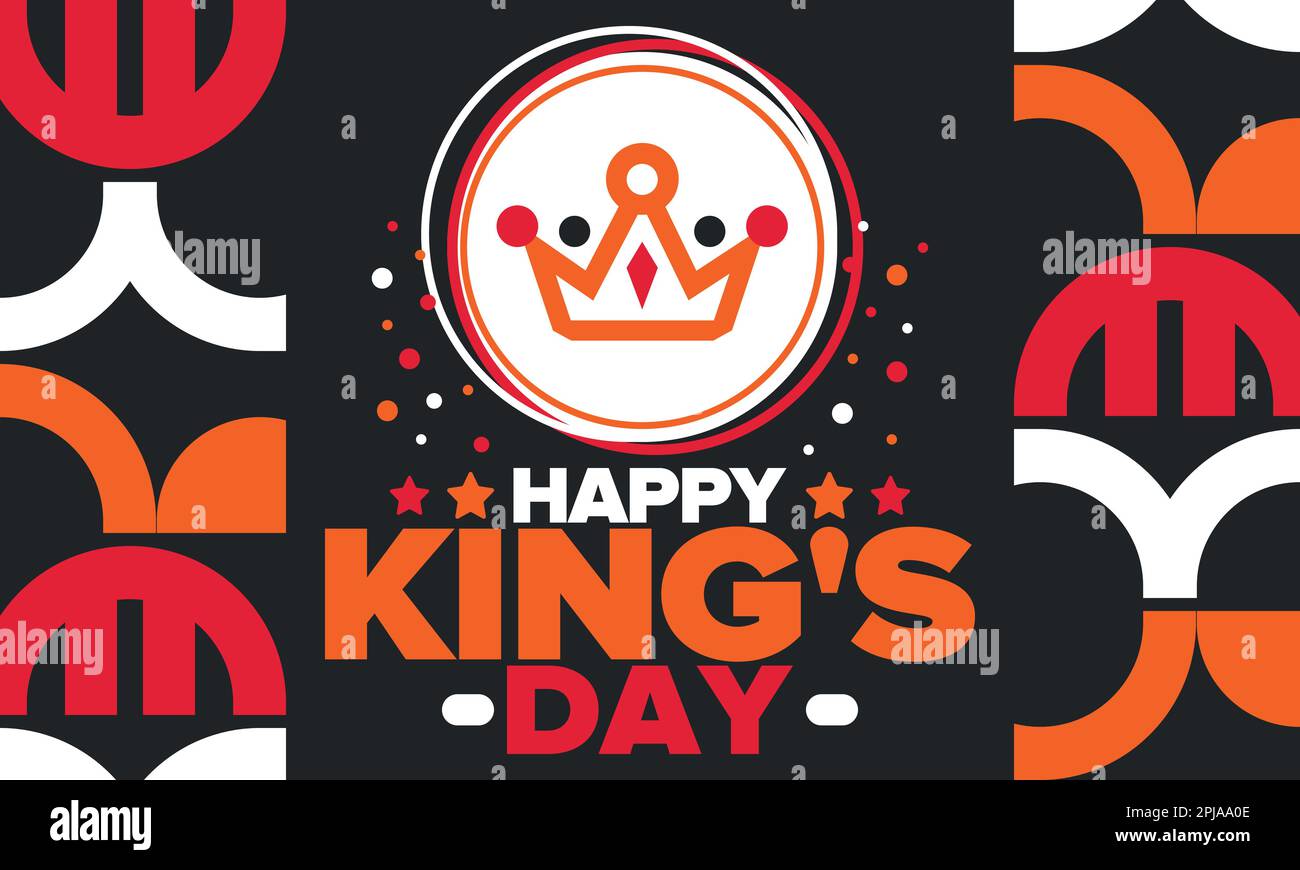 Kings birthday party amsterdam Stock Vector Images - Alamy