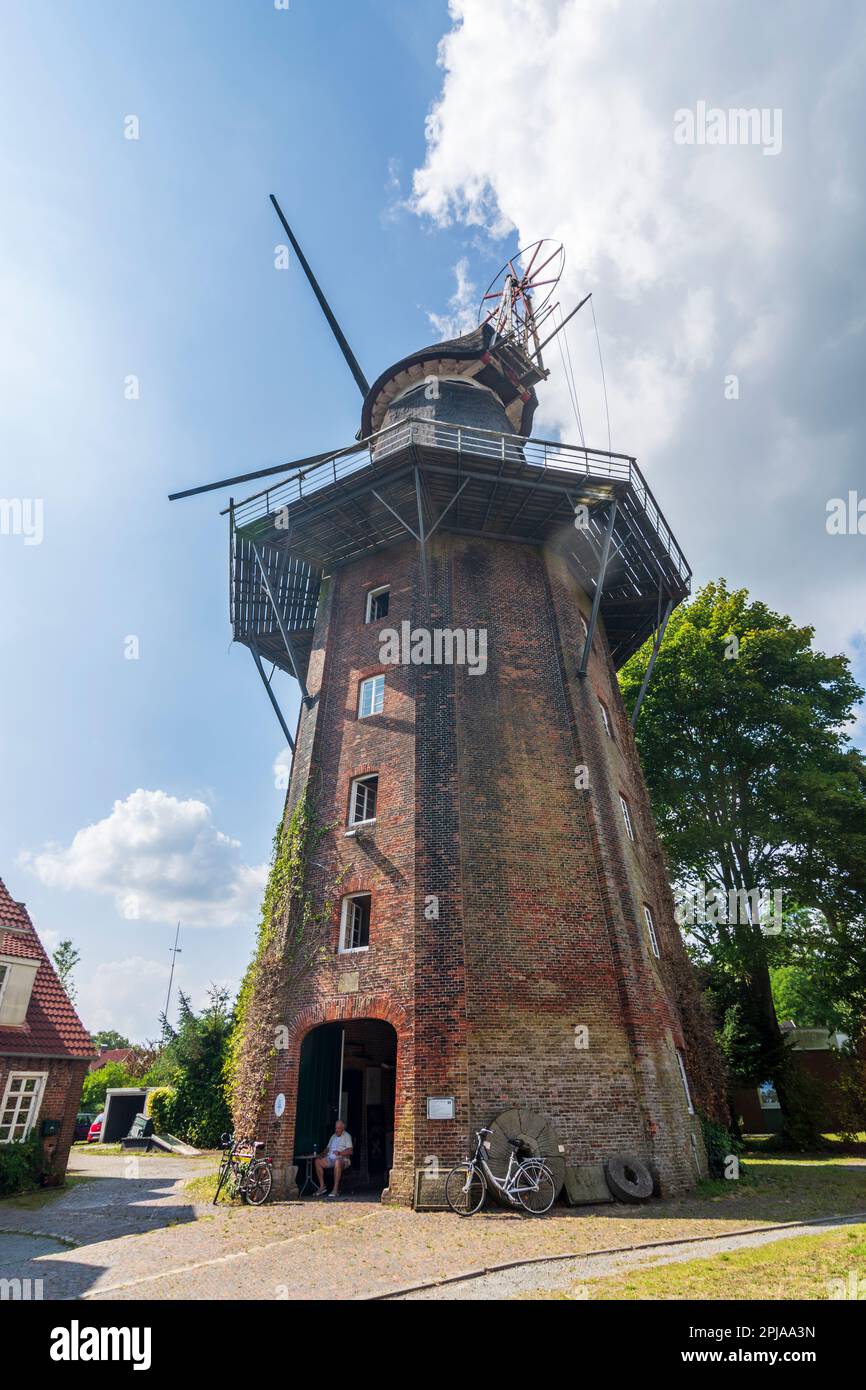 Aurich: windmill, museum Mühlenfachmuseum in Ostfriesland ...
