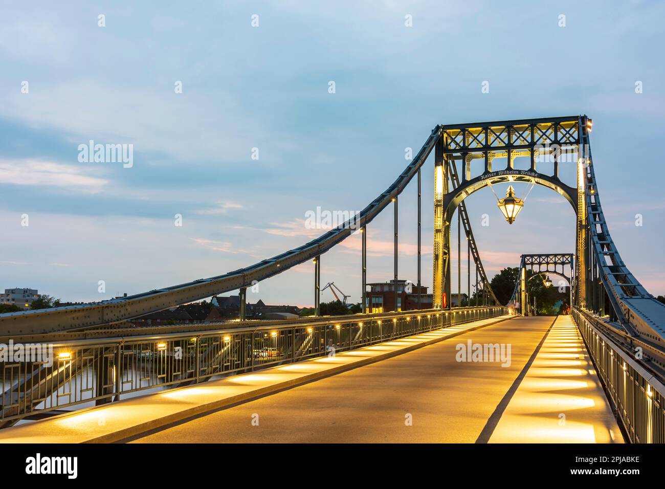 Wilhelmshaven: Kaiser Wilhelm Bridge in North Sea, Niedersachsen, Lower Saxony, Germany Stock ...