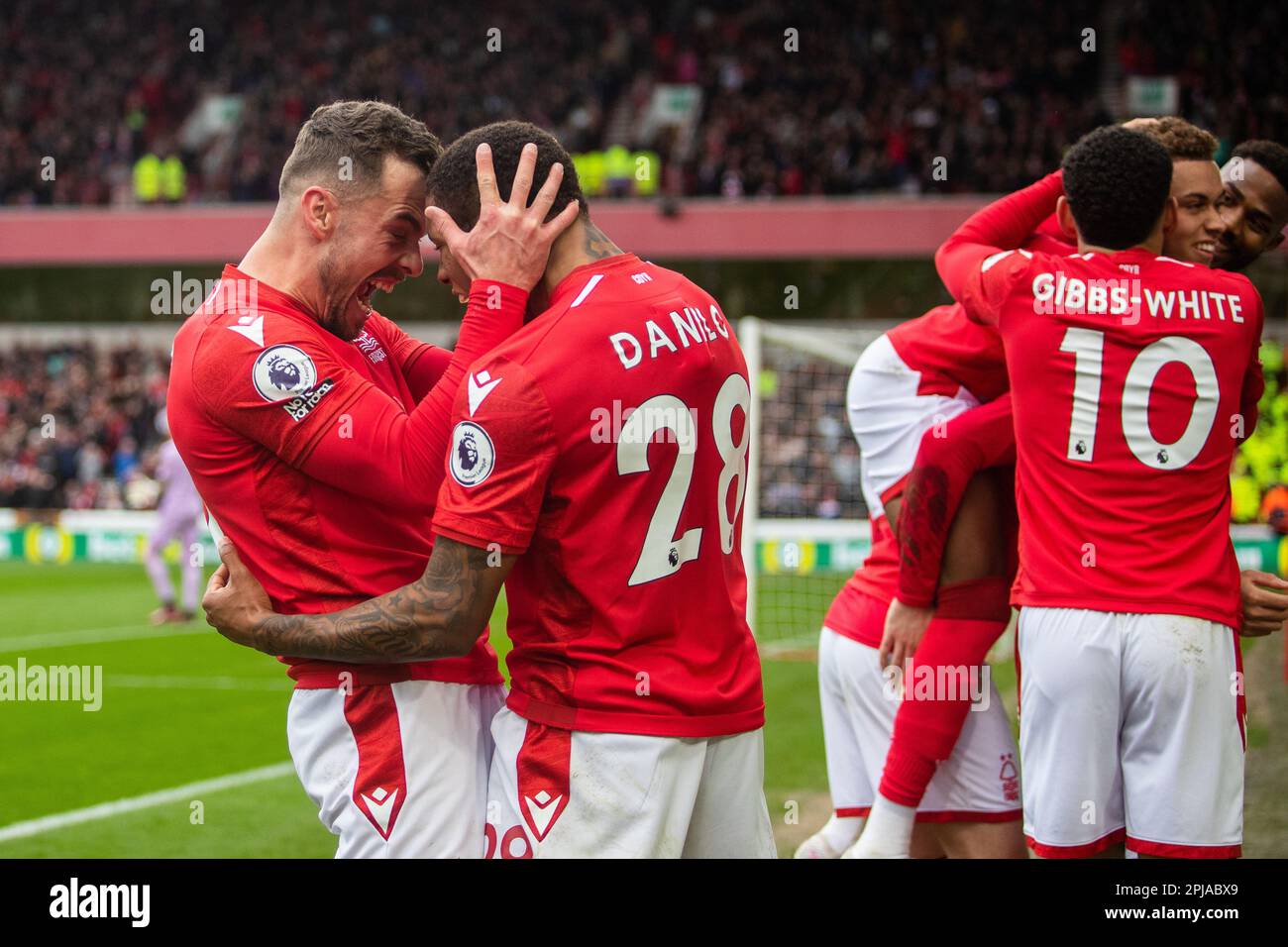 Nottingham, UK. 01st Apr, 2023. Forest celebrate going ahead after ...