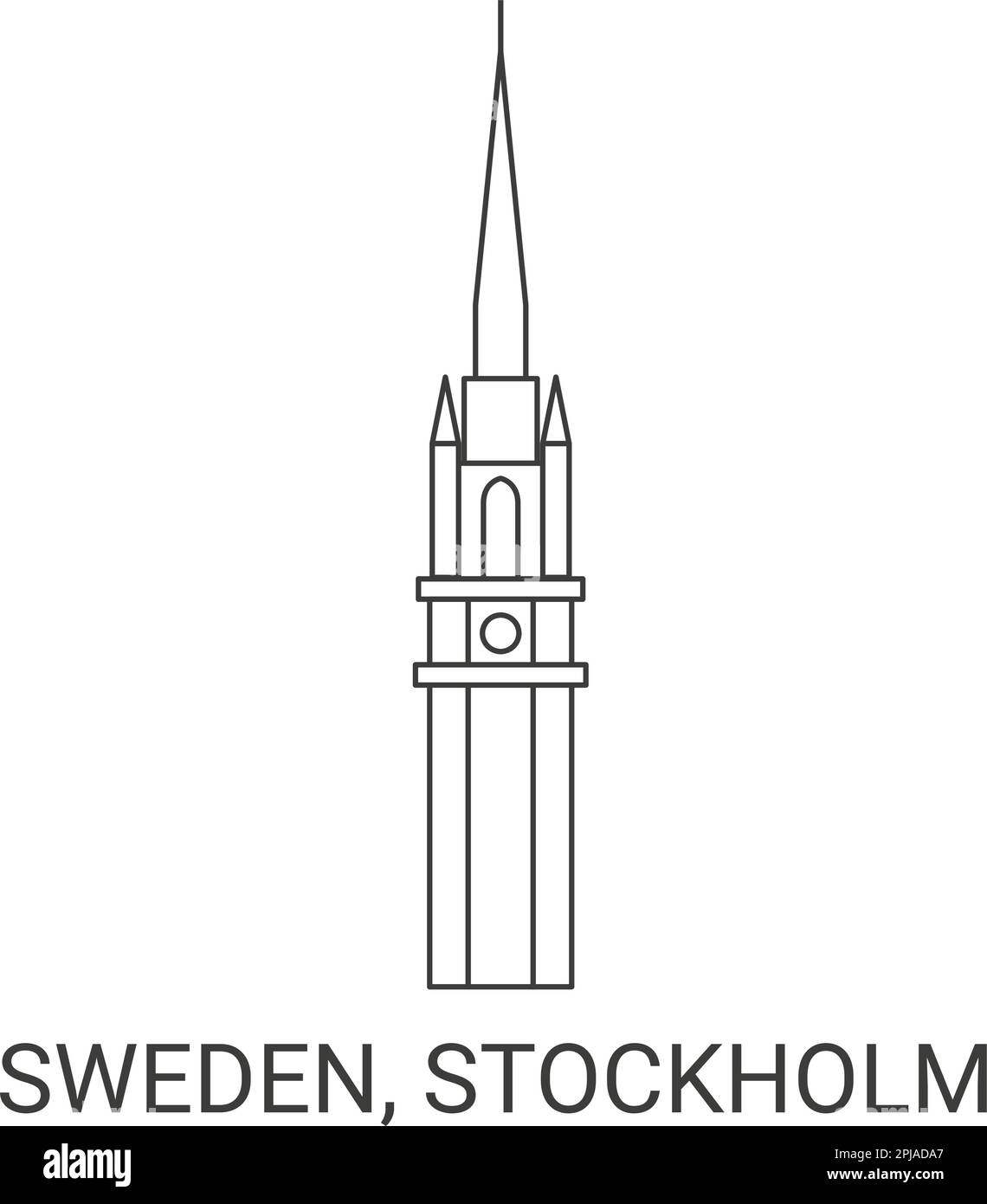 Stockholm sky view Stock Vector Images - Alamy