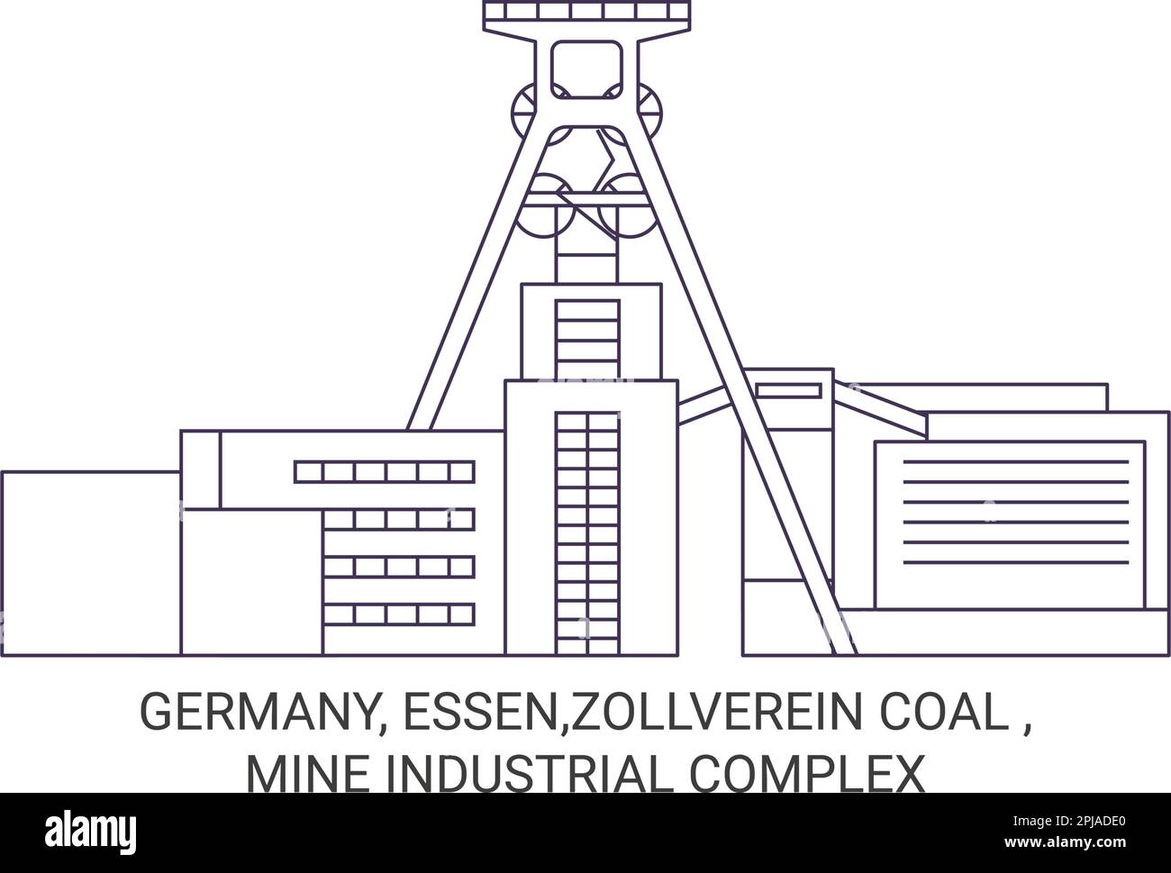 Germany, Essen,Zollverein Coal , Mine Industrial Complex travel ...