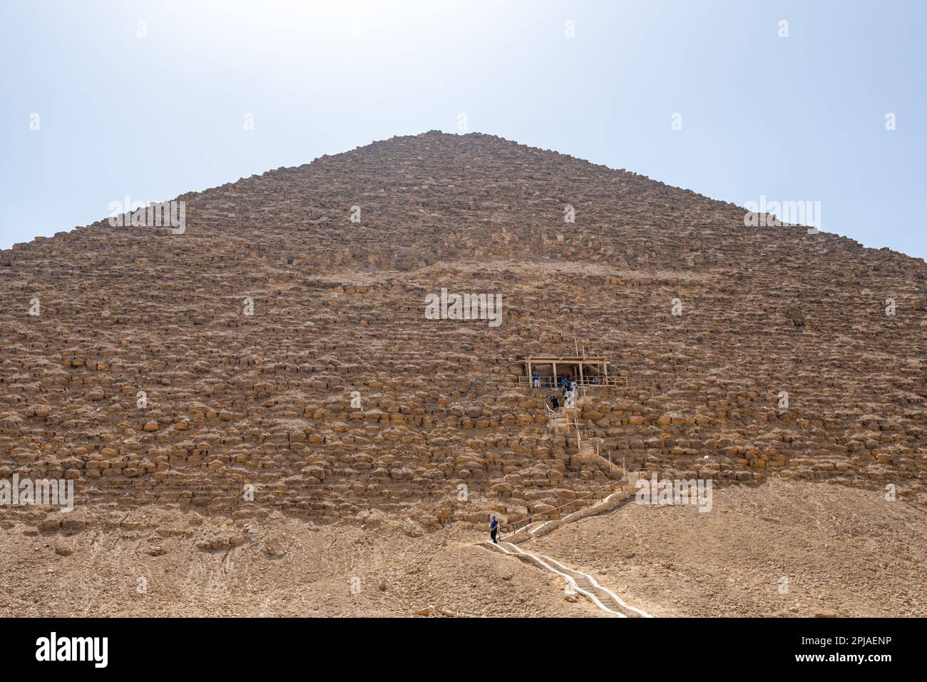 The Red Pyramid at the necropolis of Dahshur in Egypt Stock Photo - Alamy