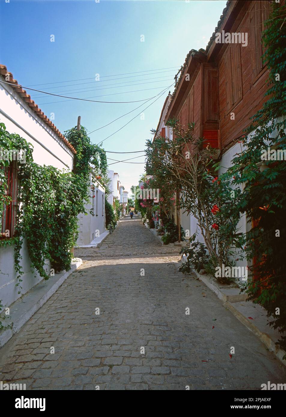 Bozcaada street hi-res stock photography and images - Alamy