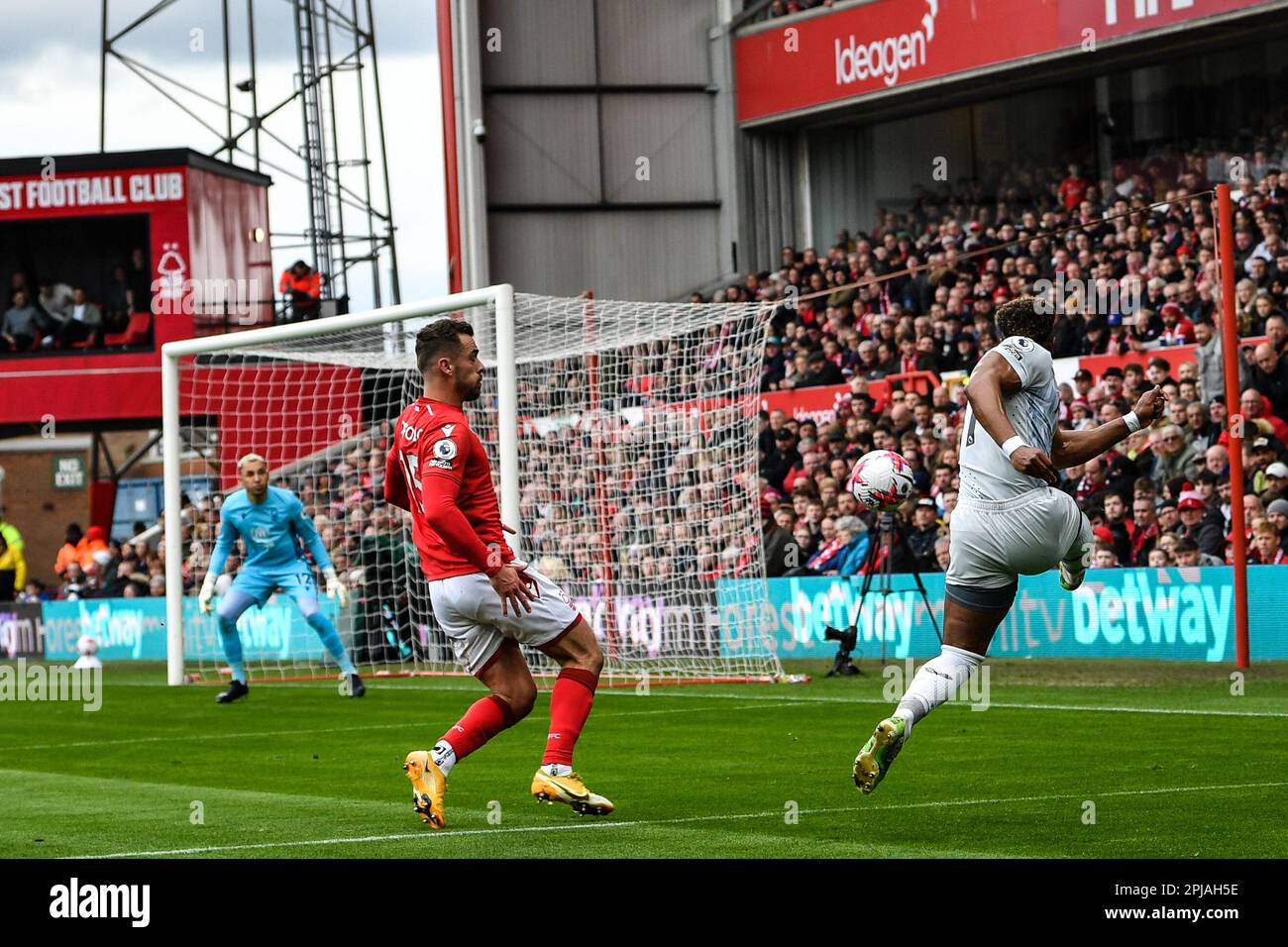The City Ground, Nottingham, UK. 1st Apr, 2023. Premier League Football ...