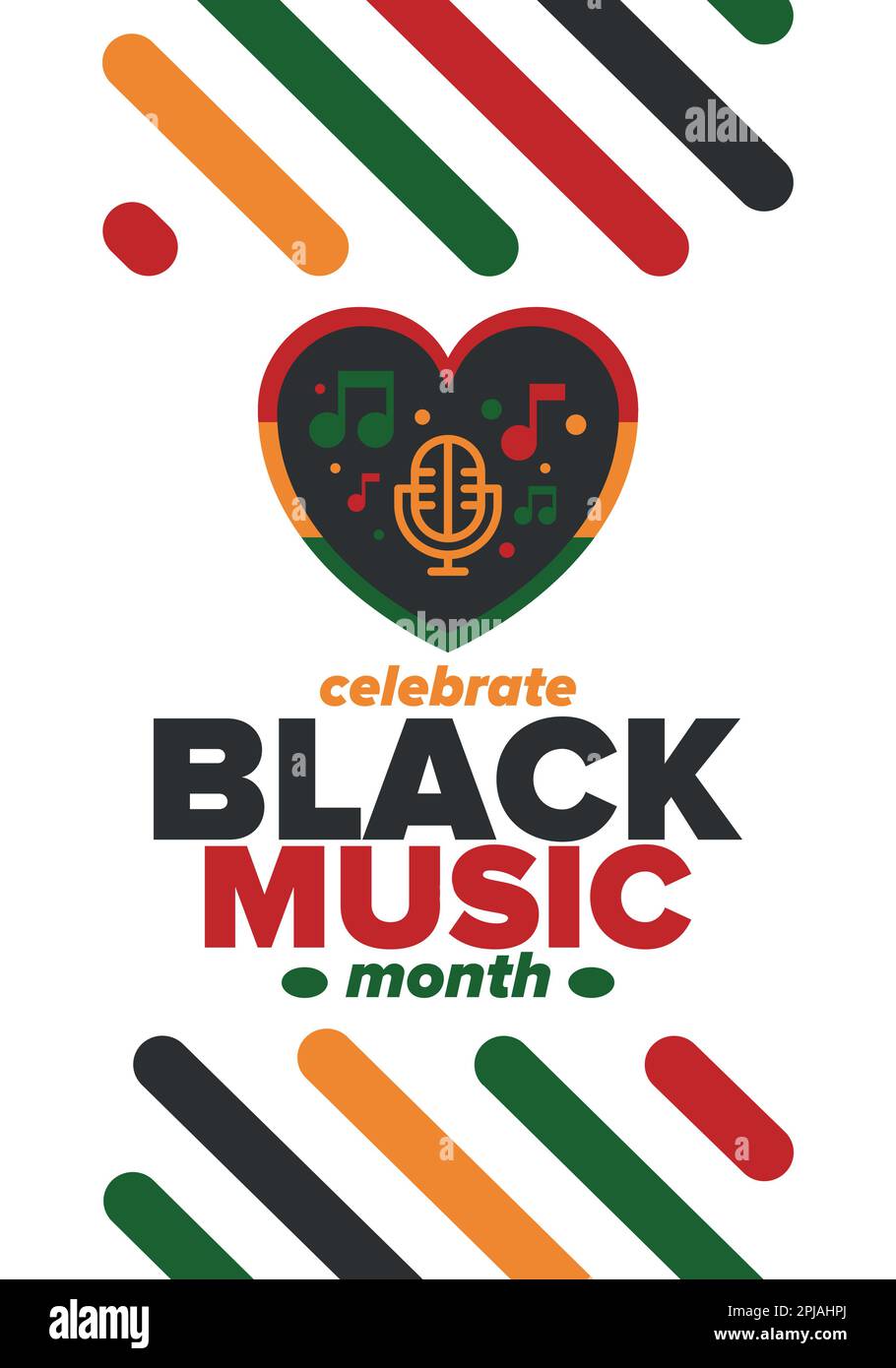 Black Music Month in June. African-American Music Appreciation Month ...