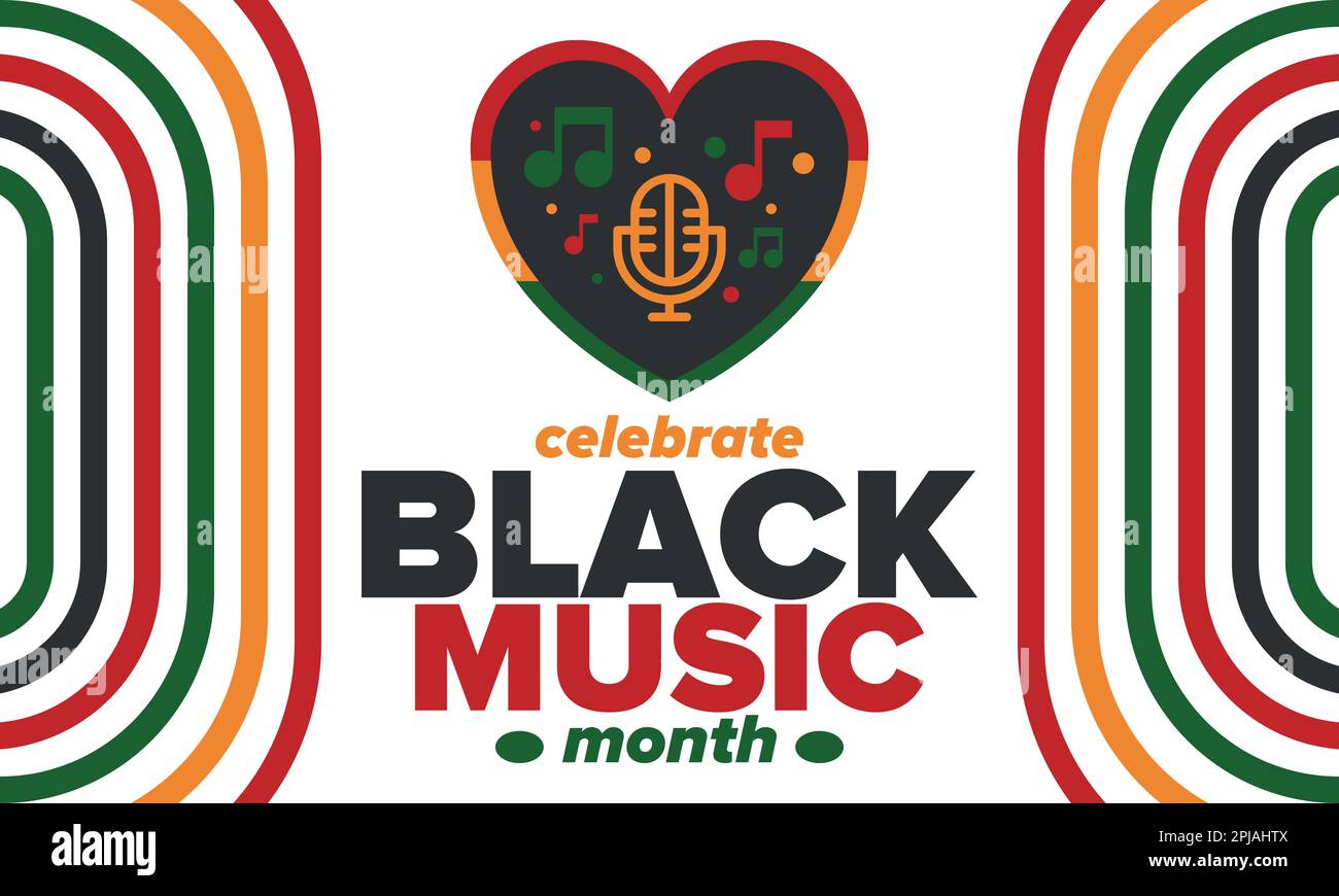 Black Music Month in June. African-American Music Appreciation Month ...