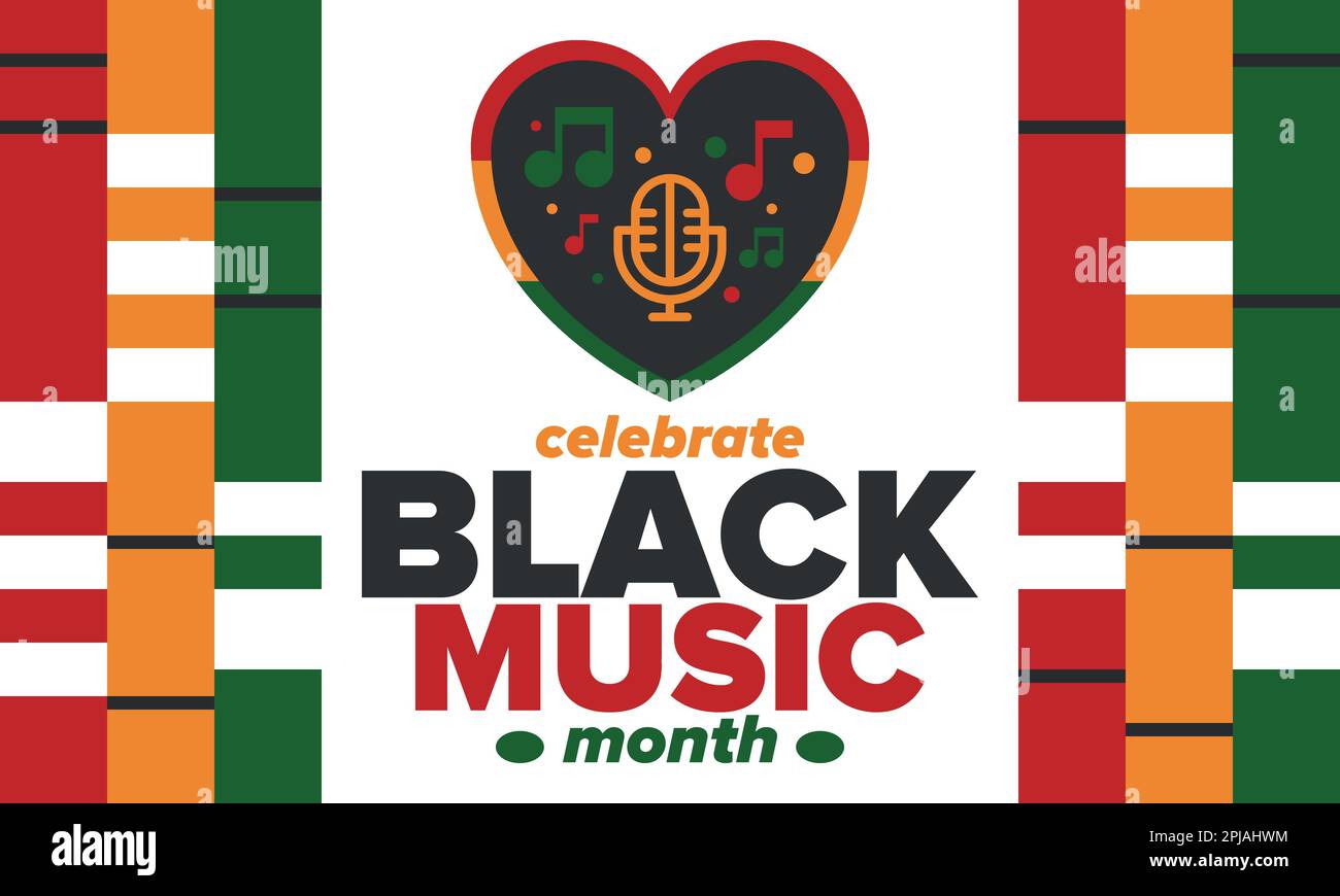 Black Music Month in June. African-American Music Appreciation Month ...