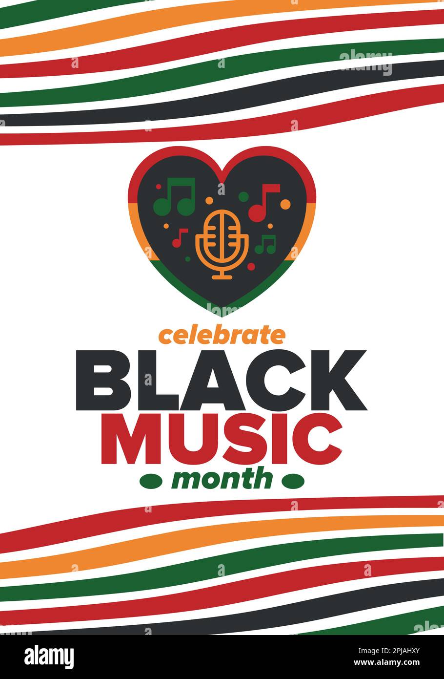 Black Music Month in June. African-American Music Appreciation Month ...