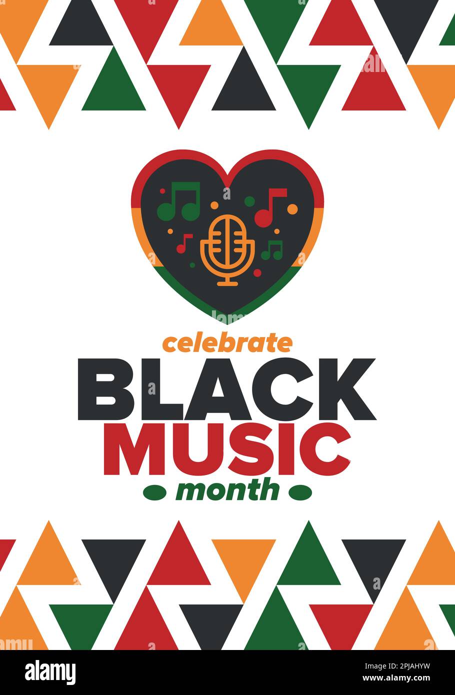 Black Music Month in June. African-American Music Appreciation Month ...