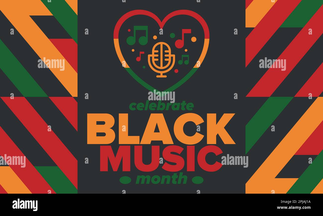 Black Music Month in June. African-American Music Appreciation Month ...