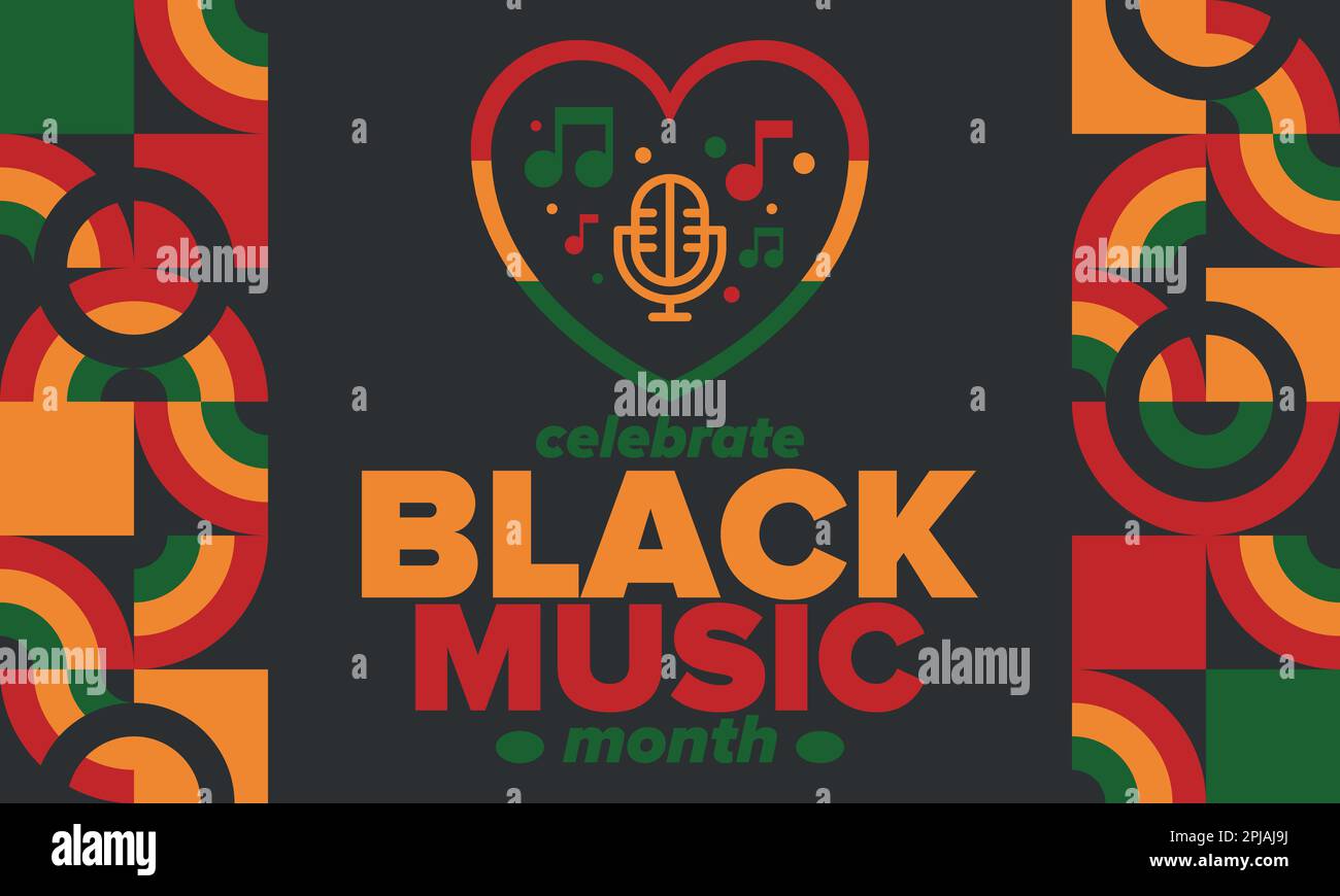 Black Music Month in June. African-American Music Appreciation Month ...
