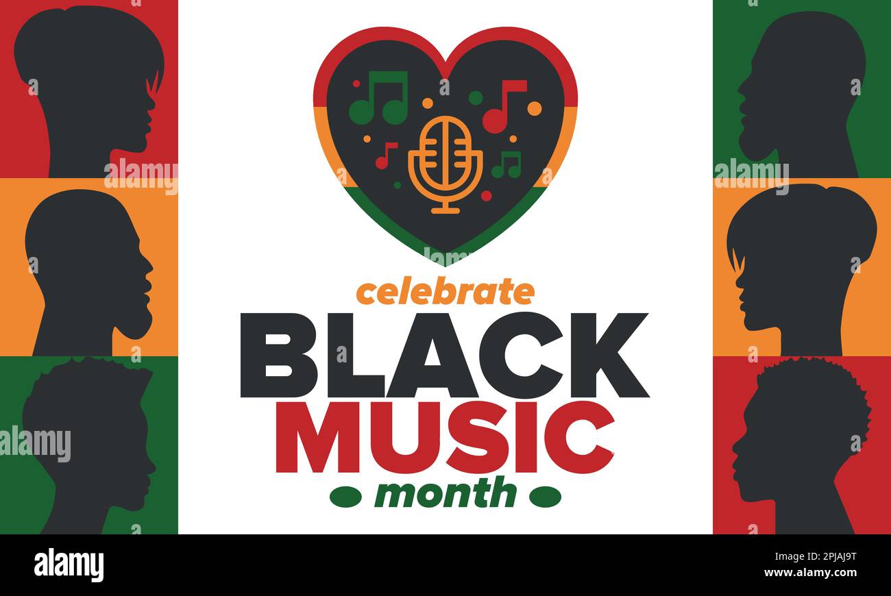 Black Music Month in June. African-American Music Appreciation Month ...