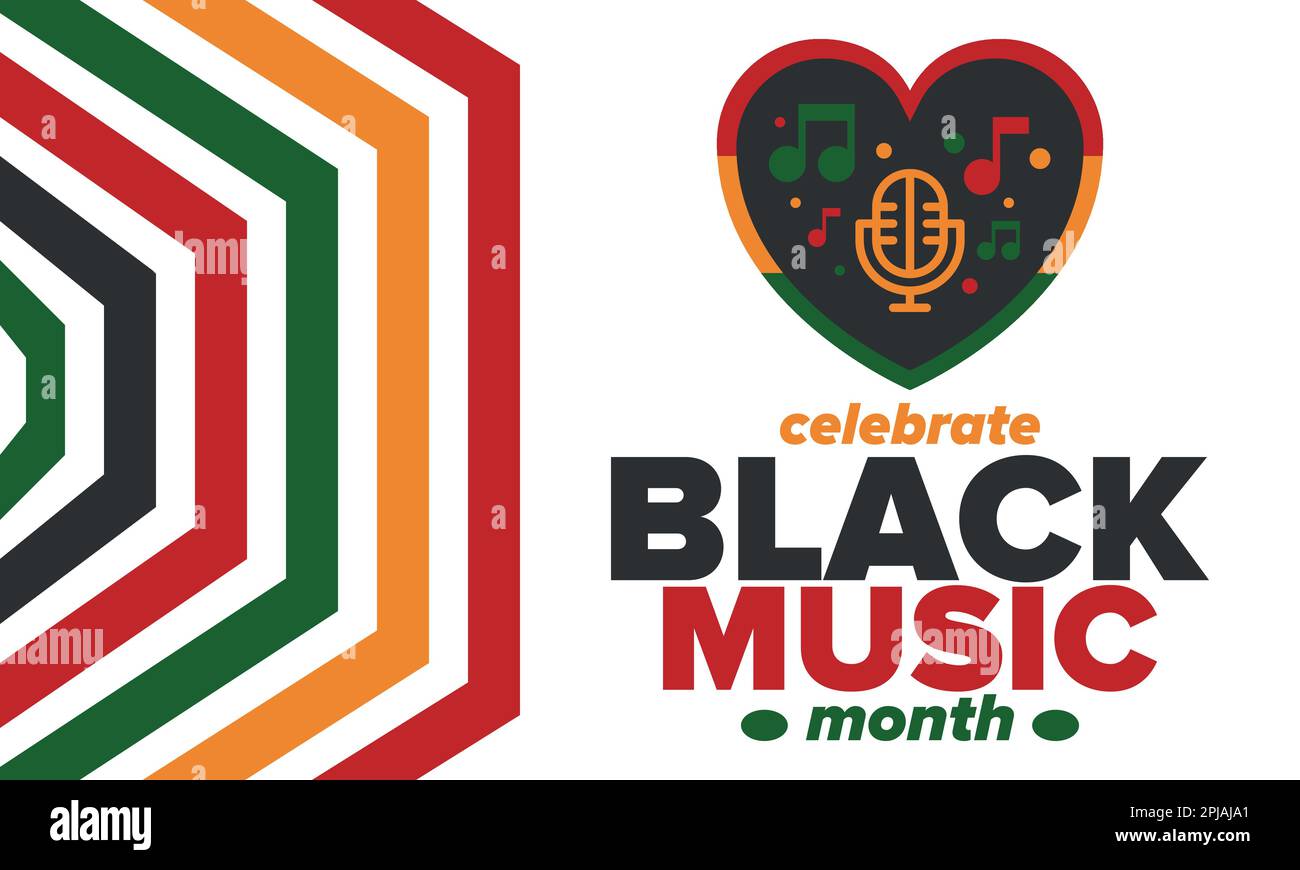 Black Music Month in June. African-American Music Appreciation Month ...