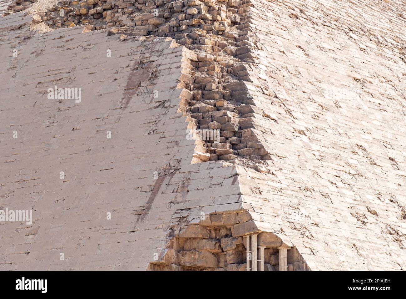 The Bent Pyramid at the necropolis of Dahshur in Egypt Stock Photo - Alamy