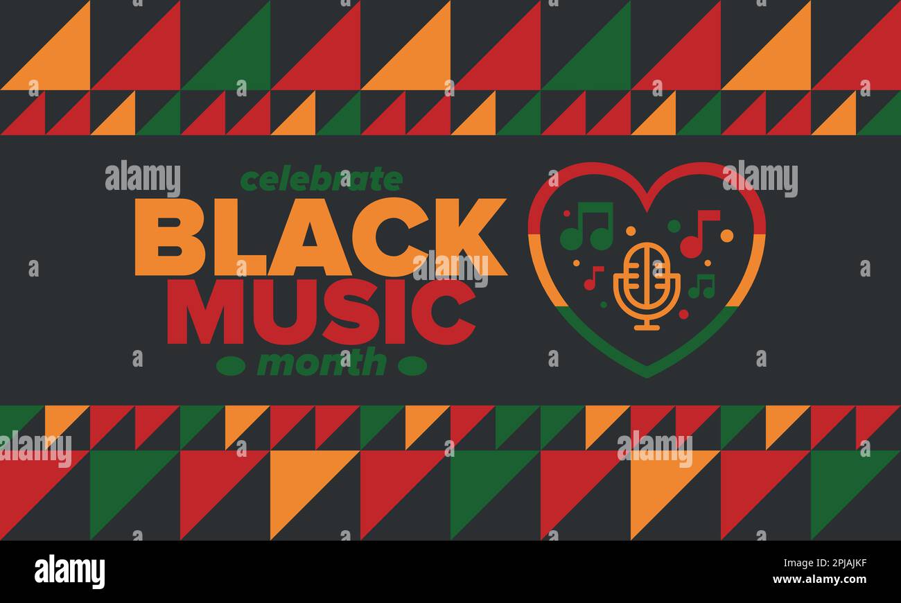 Black Music Month in June. African-American Music Appreciation Month ...