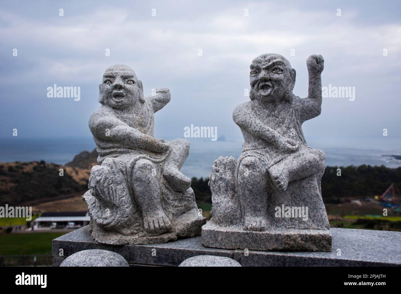 Ancient deity angel and small monks figure in Sanbangsa Temple for ...