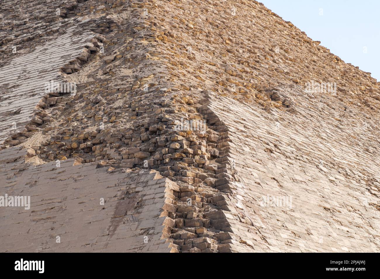 The Bent Pyramid at the necropolis of Dahshur in Egypt Stock Photo - Alamy
