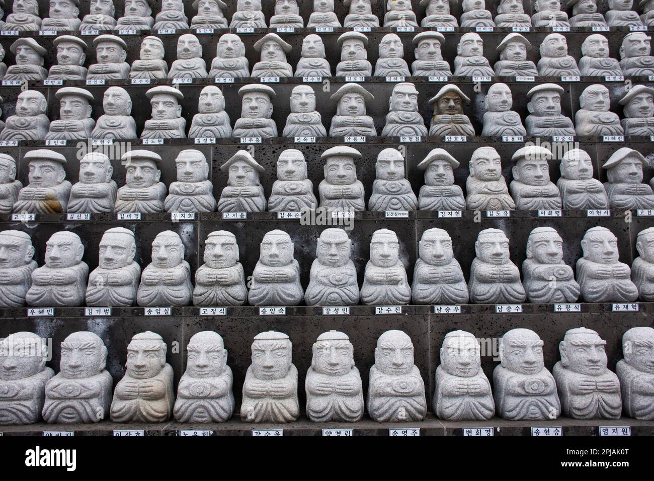Ancient deity angel and small monks figure in Sanbangsa Temple for ...