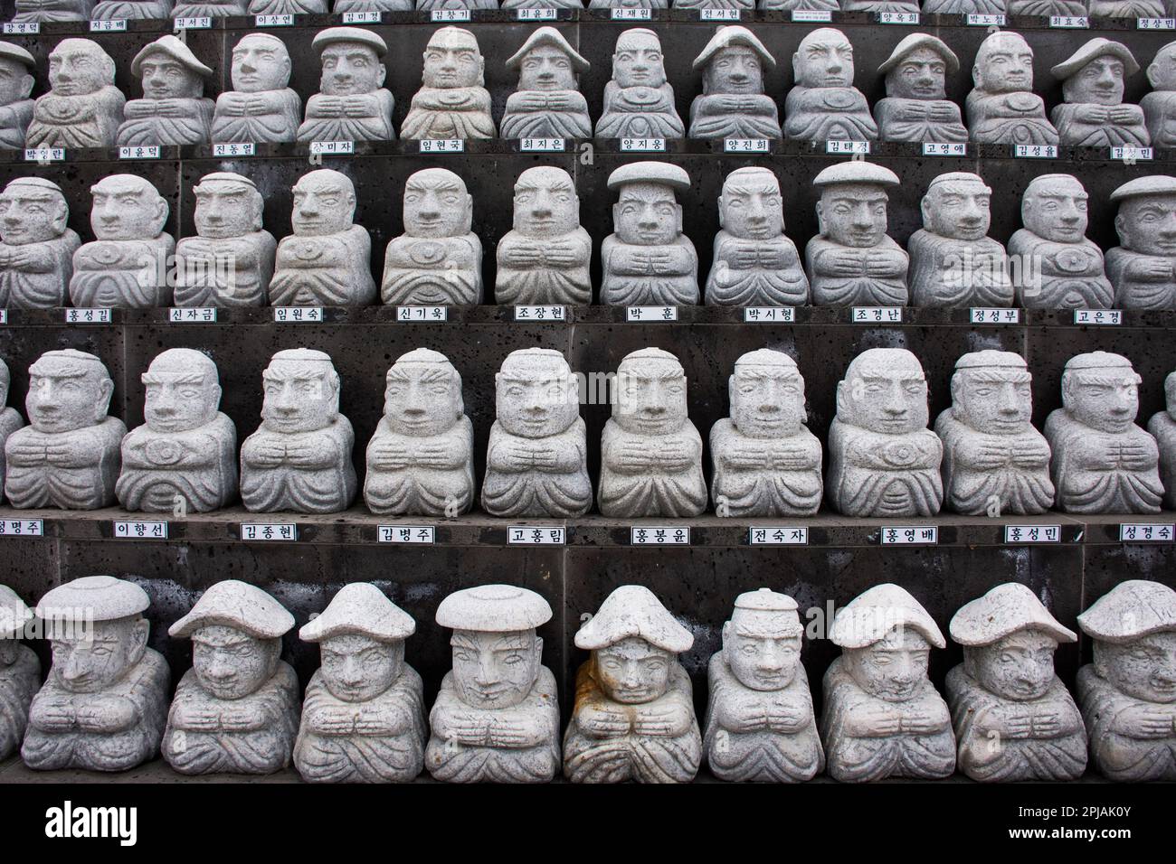 Ancient deity angel and small monks figure in Sanbangsa Temple for ...