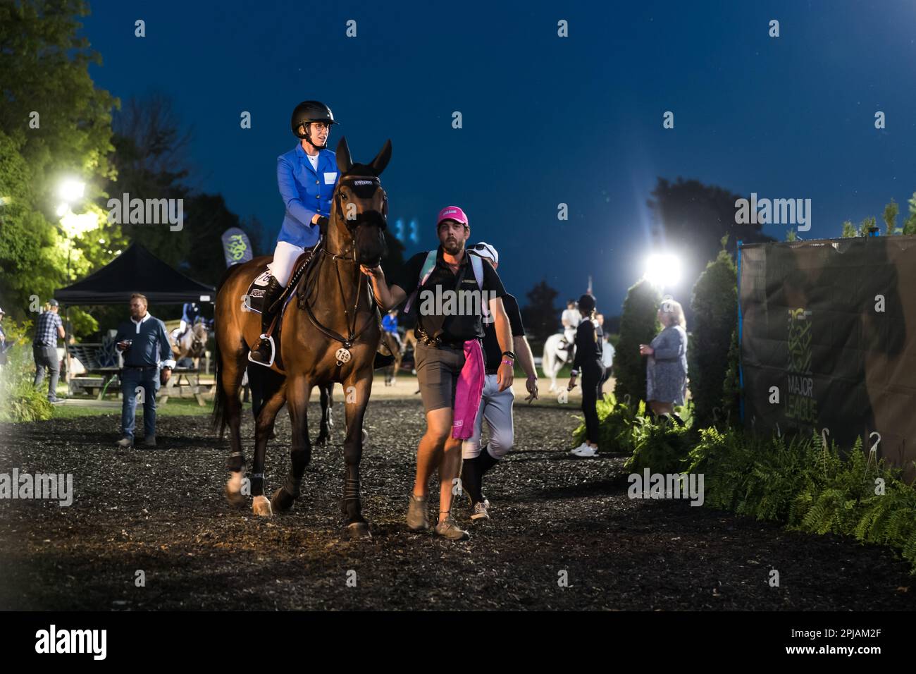 Amy Millar from Canada competes for Team Eye Candy at a Major League ...