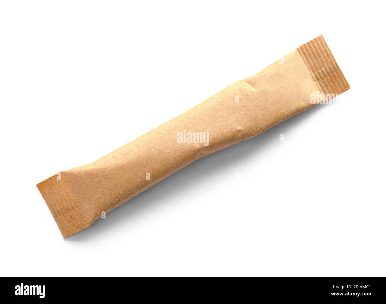 Brown Sugar Packet Cut Out on White Stock Photo - Alamy
