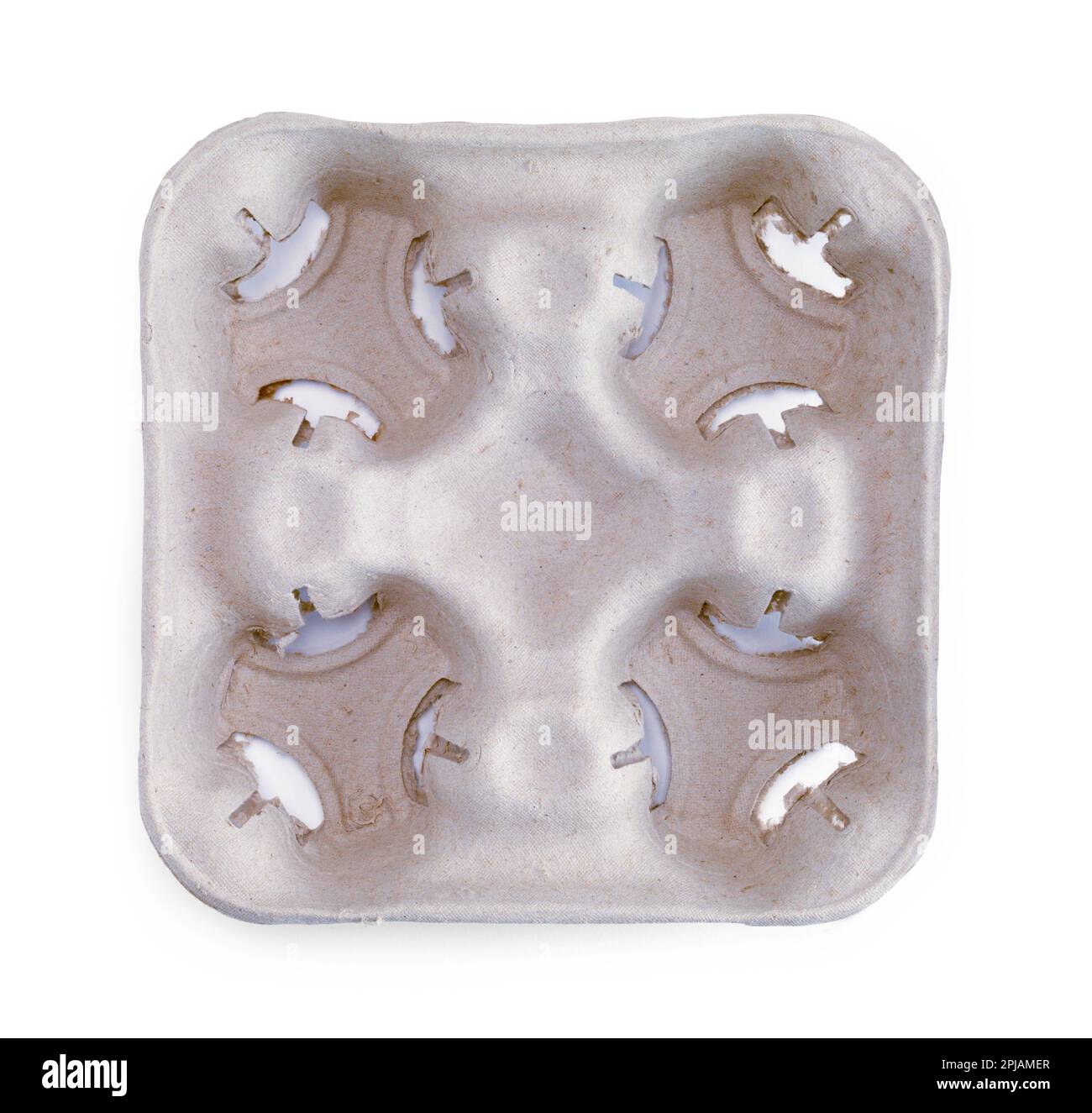 Drink Cup Holder Cut Out on White Stock Photo - Alamy