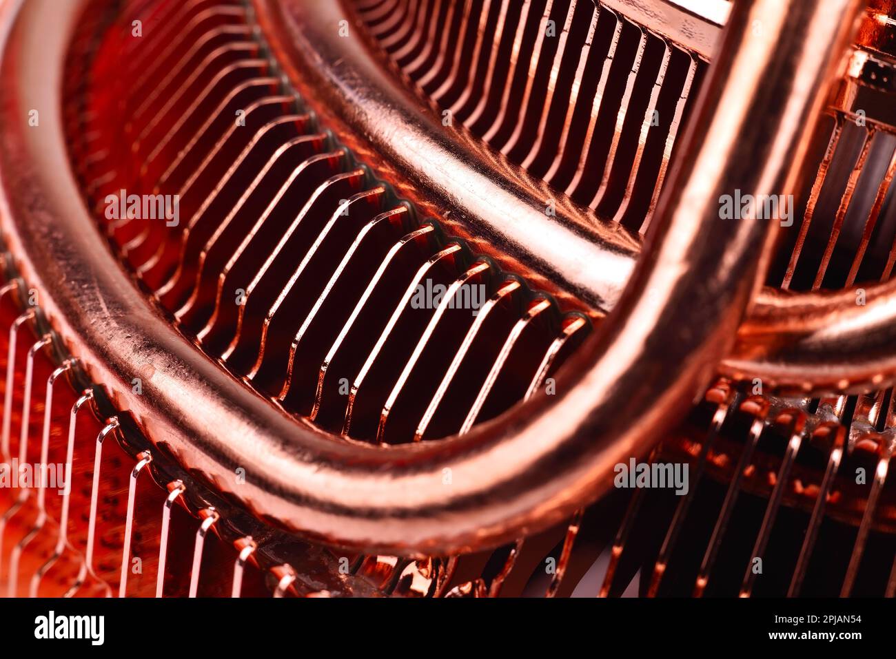 Macro of cpu cooler, Extra close up Stock Photo - Alamy