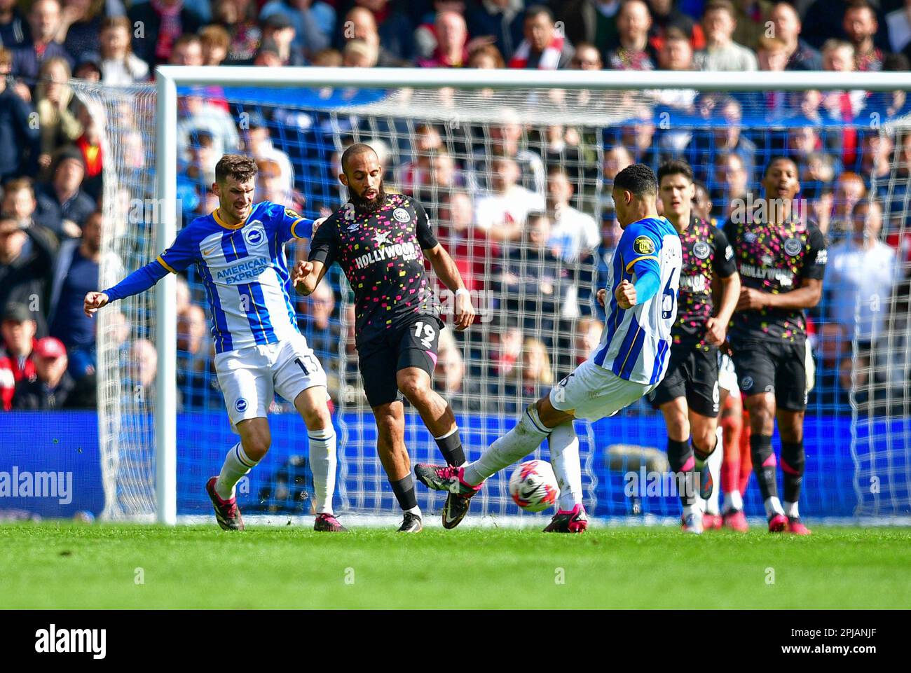 Brighton, UK. 01st Apr, 2023. Levi Colwill of Brighton and Hove Albion ...