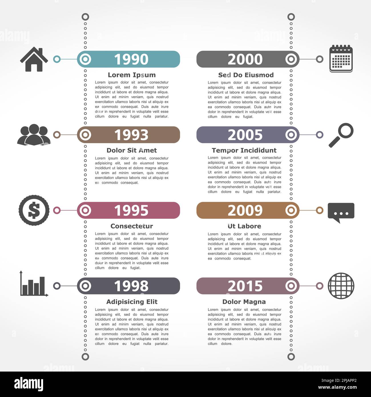 Infographics timeline design template, vector eps10 illustration Stock ...