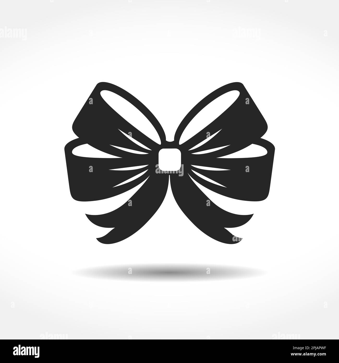 Black bow vector vectors Black and White Stock Photos & Images - Alamy