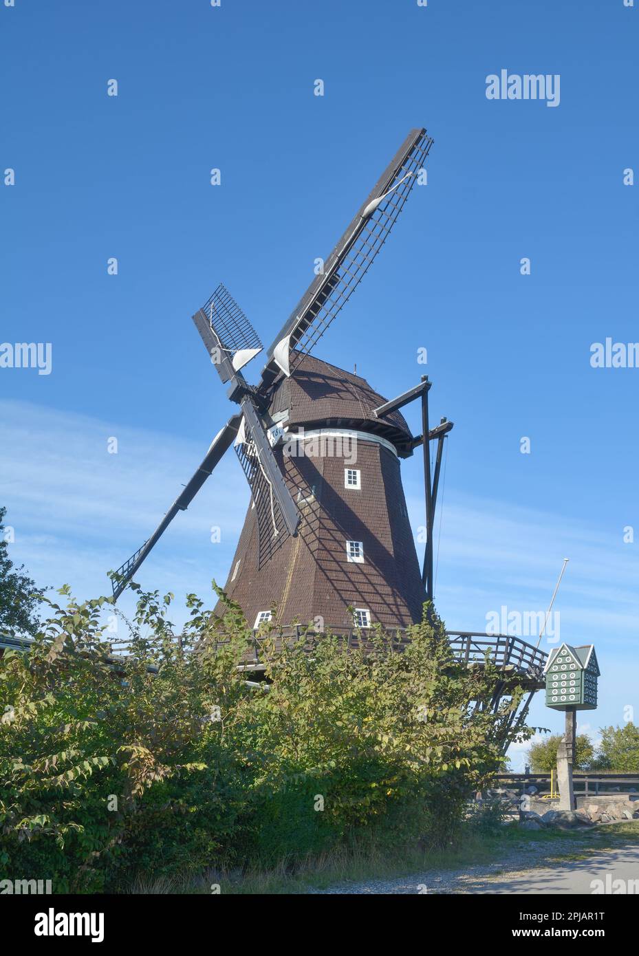 famous Windmill of Lemkenhafen,Fehmarn,baltic Sea,Schleswig-Holstein ...