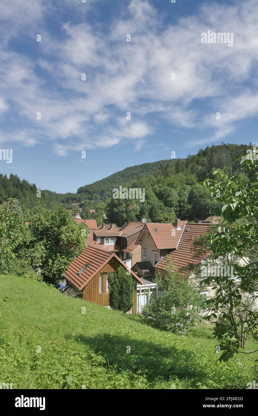 Health Resort of Bad Grund,Harz Mountains,lower Saxony,Germany Stock ...
