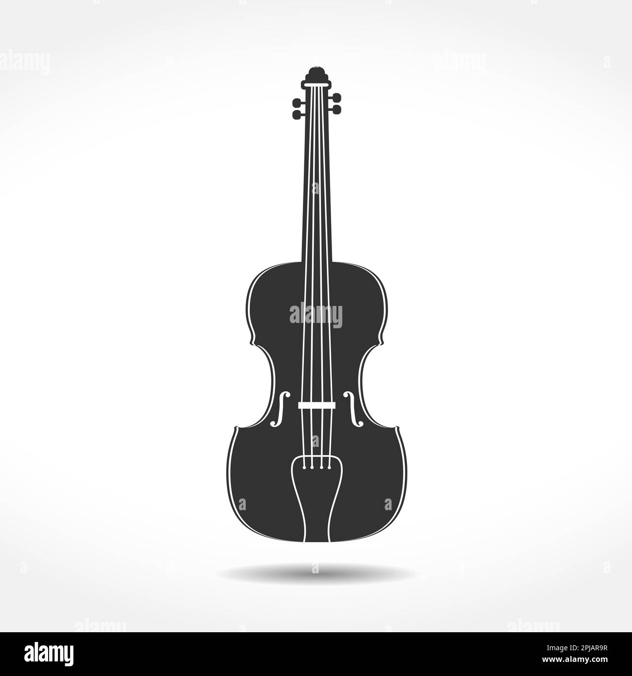 Violin icon, vector eps10 illustration Stock Vector Image & Art - Alamy