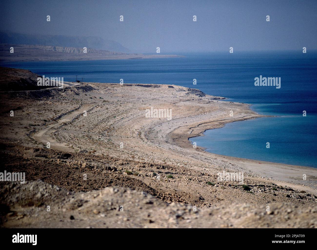 VISTA AREA DE LA COSTA Y EL MAR - FOTO AÑOS 90. Location: MAR MUERTO ...