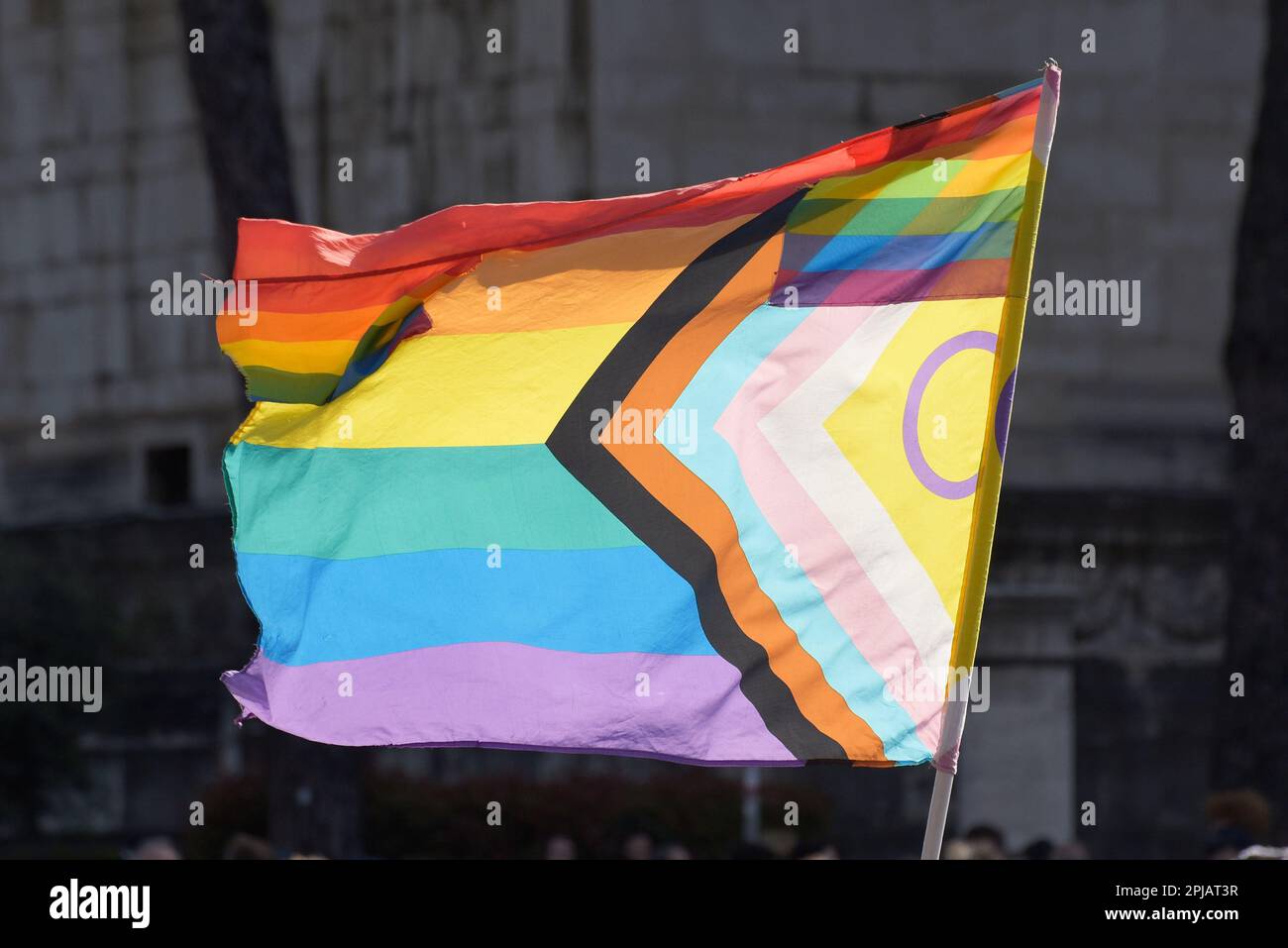 Intersex inclusive pride flag hi-res stock photography and images - Alamy