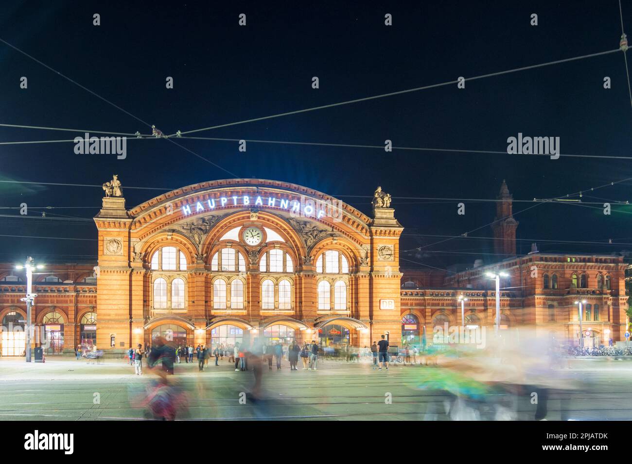 Bremen: railway station Hauptbahnhof in , Bremen, Germany Stock Photo ...