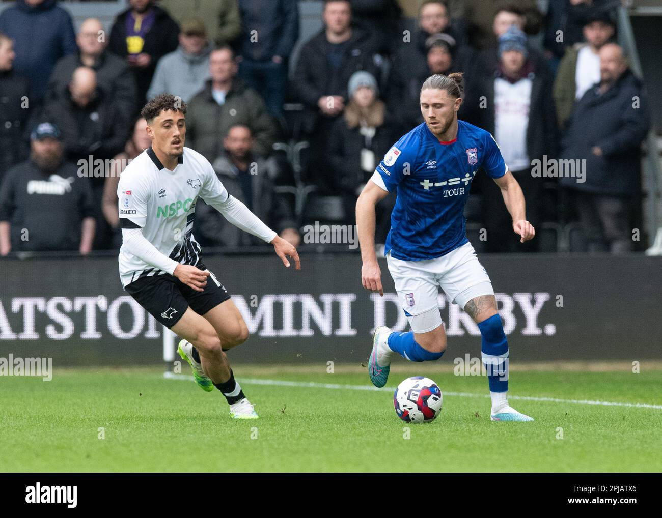 Derby County Football Team v Ipswich Town FC at Pride Park Stadium in ...