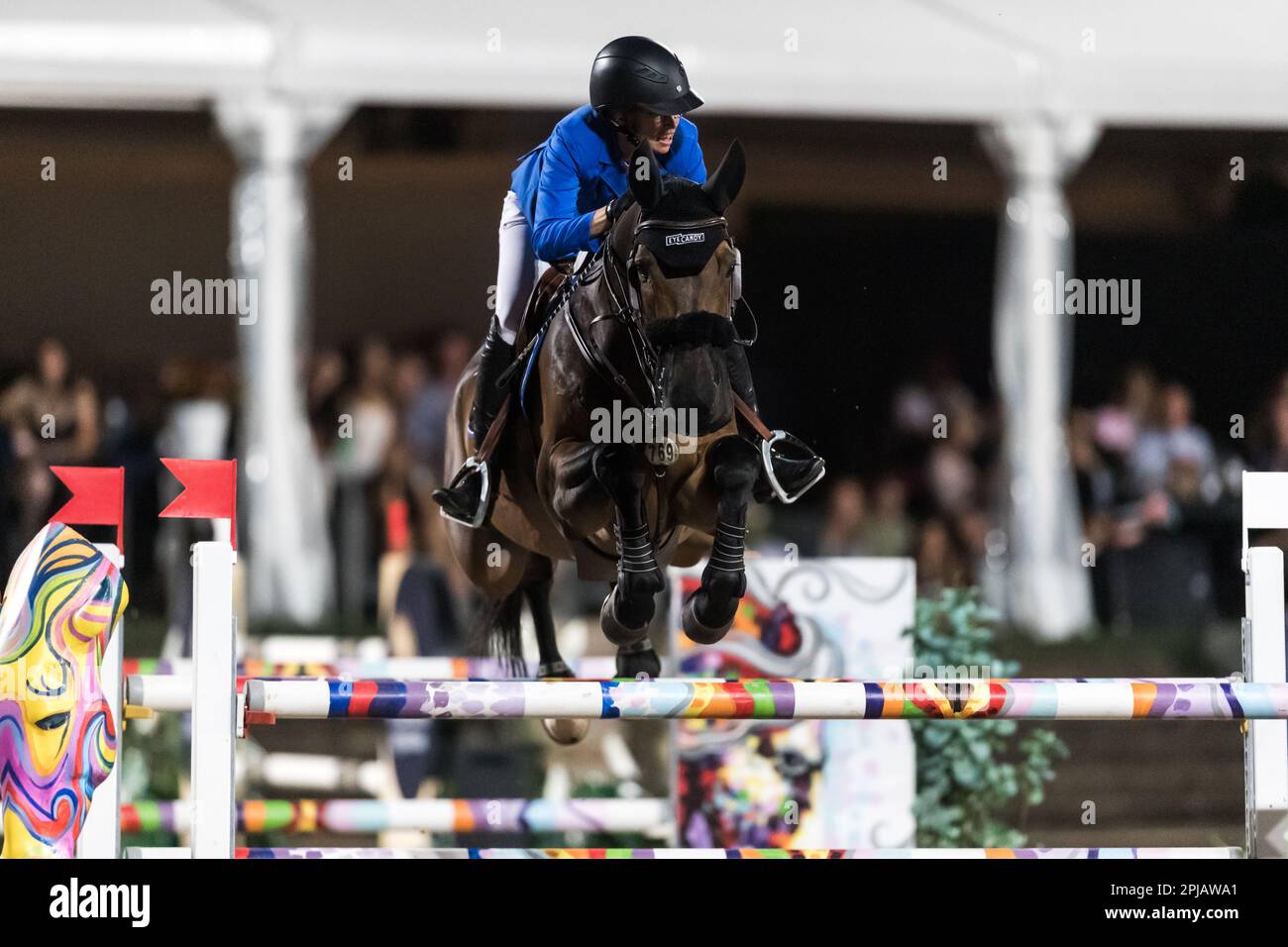 Amy Millar from Canada competes for Team Eye Candy at a Major League ...