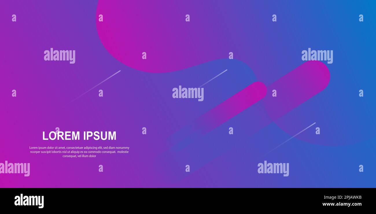 Blue and purple modern vibrant layout background. Vector illustration ...