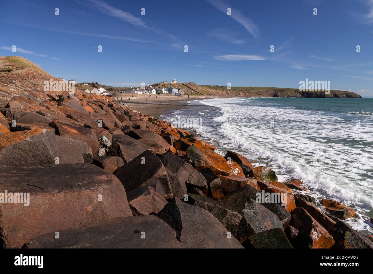 Aberdaron on the Llyn Peninsula, North Wales coast Stock Photo - Alamy