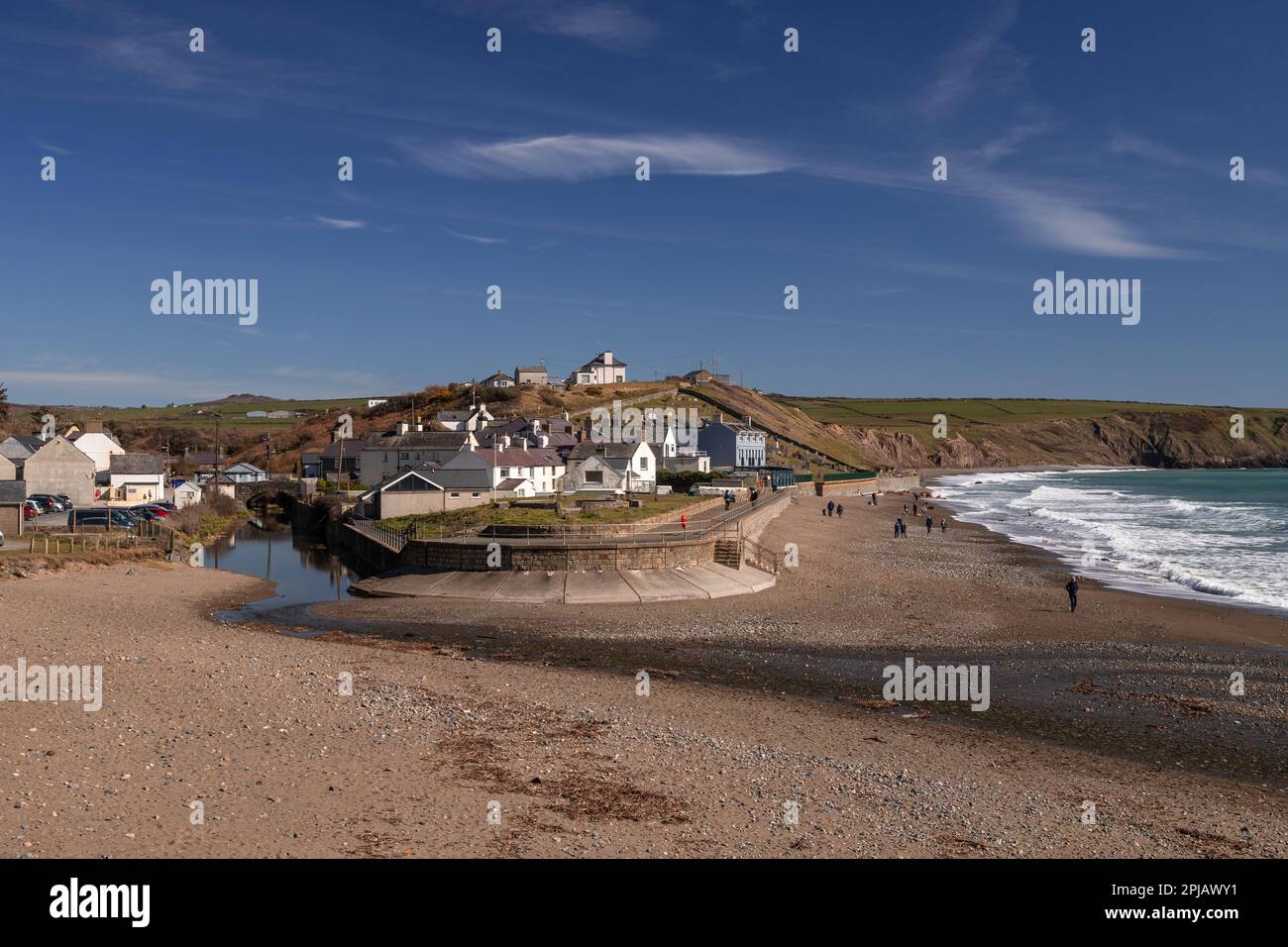 Aberdaron on the Llyn Peninsula, North Wales coast Stock Photo - Alamy