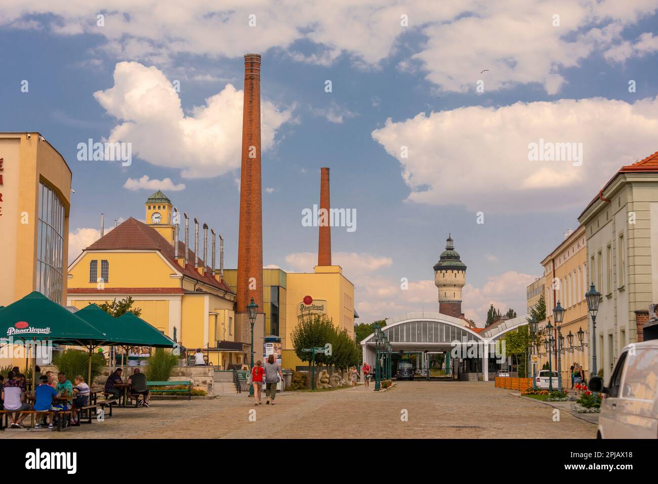 PILSEN, CZECH REPUBLIC, EUROPE - Pilsner Urquell Brewery. Traditional ...