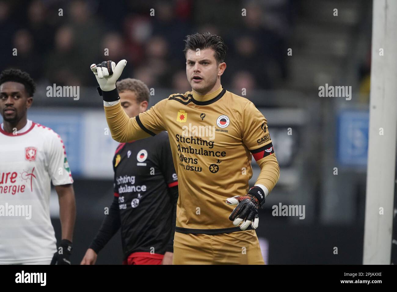 ROTTERDAM - (lr) sbv Excelsior goalkeeper Stijn van Gassel new captain ...