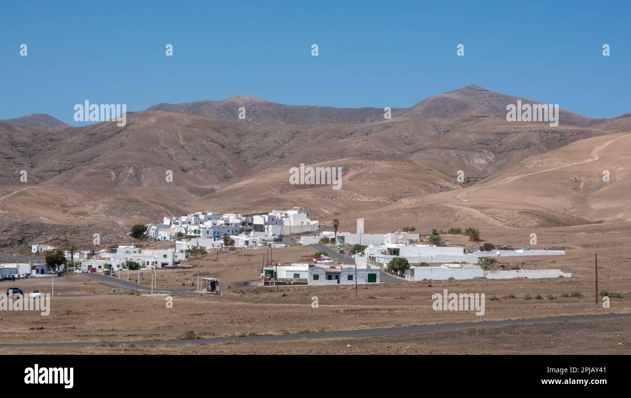 Playa Quemada, coastal village in Lanzarote Stock Photo - Alamy