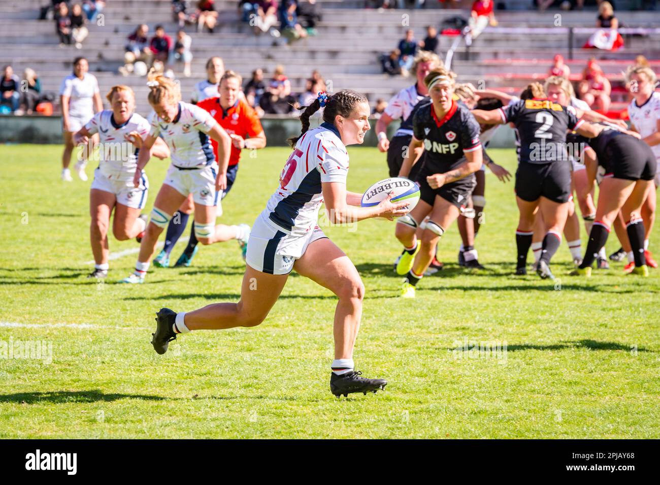 Madrid, Madrid, Spain. 1st Apr, 2023. Tess Feury (USA) in action during ...