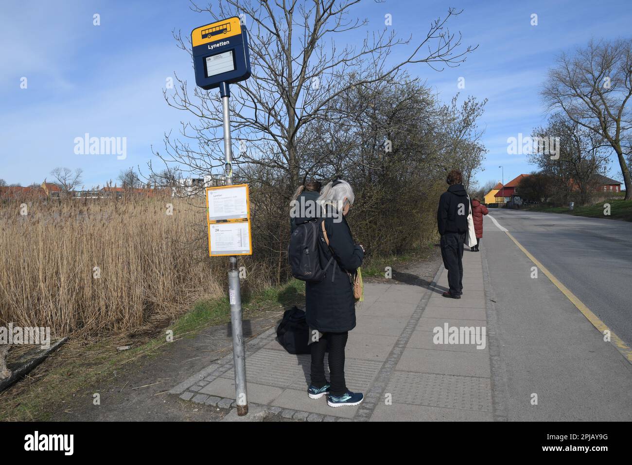 Copenhagen /Denmark/01 April 2023/ Danish public bus system arives on ...