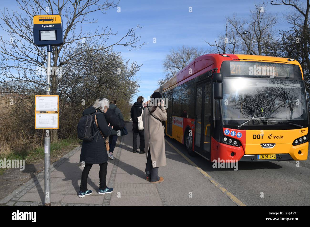 Danish public bus system hi-res stock photography and images - Alamy